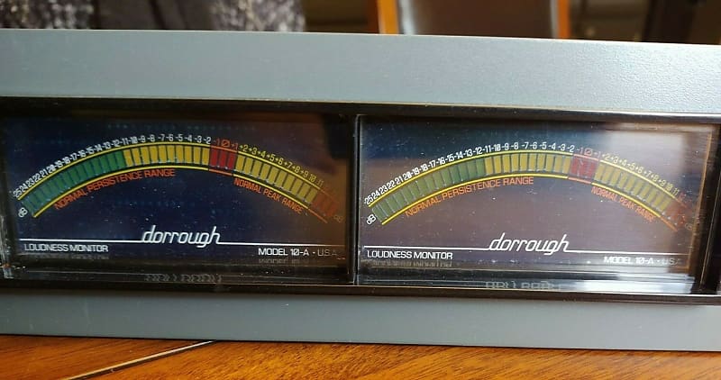 Dorrough 10A Dual Analog Loudness Meter Rackmount +14dBfs | Reverb