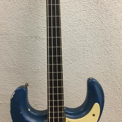 1965 Mosrite Ventures Bass RARE Pacific Blue | Reverb