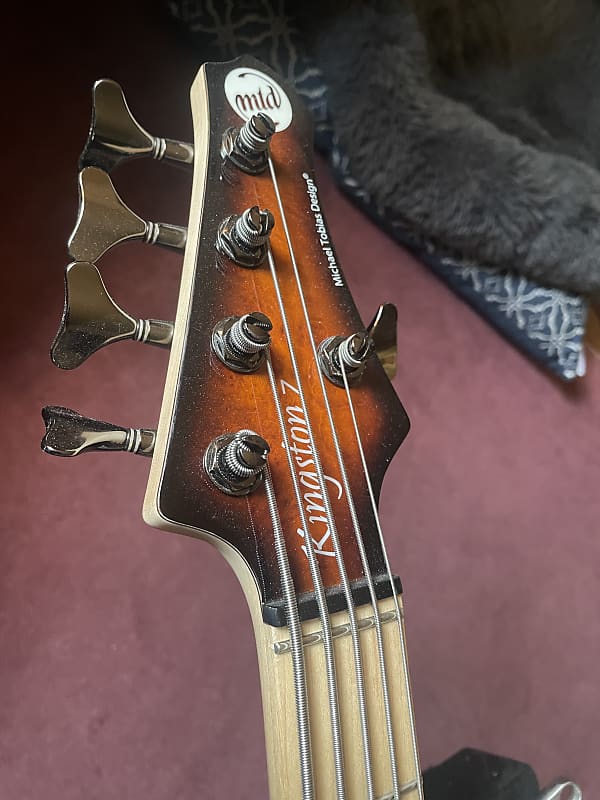 MTS Kingston Z 5 String Bass 2021 Tobacco Burst | Reverb