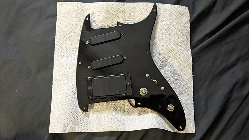 1986 Ibanez Roadstar RG440 Loaded Pickguard - Black - Made in | Reverb