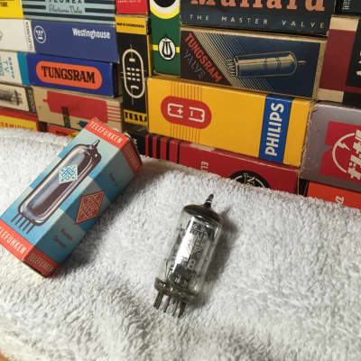 Telefunken Germany EF86 early 60s silver cage,diamond | Reverb