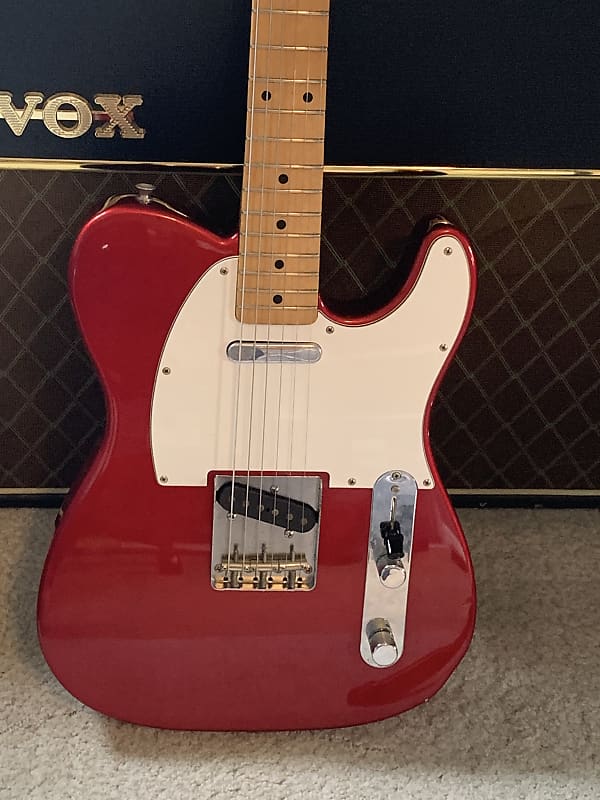 Fender Telecaster Candy apple red | Reverb
