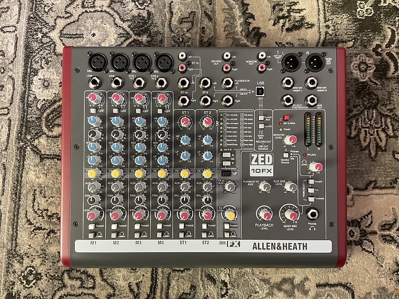 Allen & Heath ZED-10FX 10-channel Mixer with USB Audio | Reverb