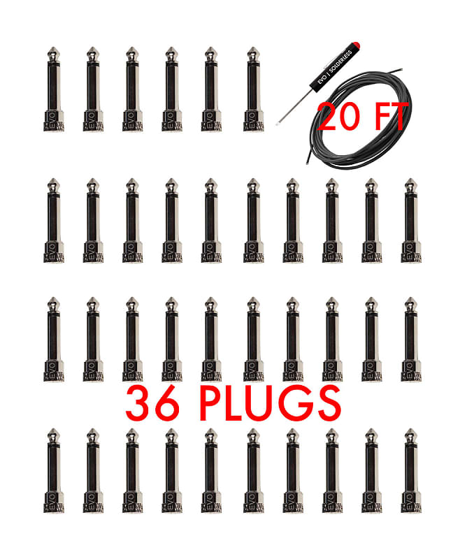 Disaster Area Designs EVO Solderless Cable 3620 Kit Black | Reverb UK