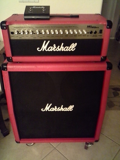 Marshall Special Edition Red MG100DFX Halfstack | Reverb