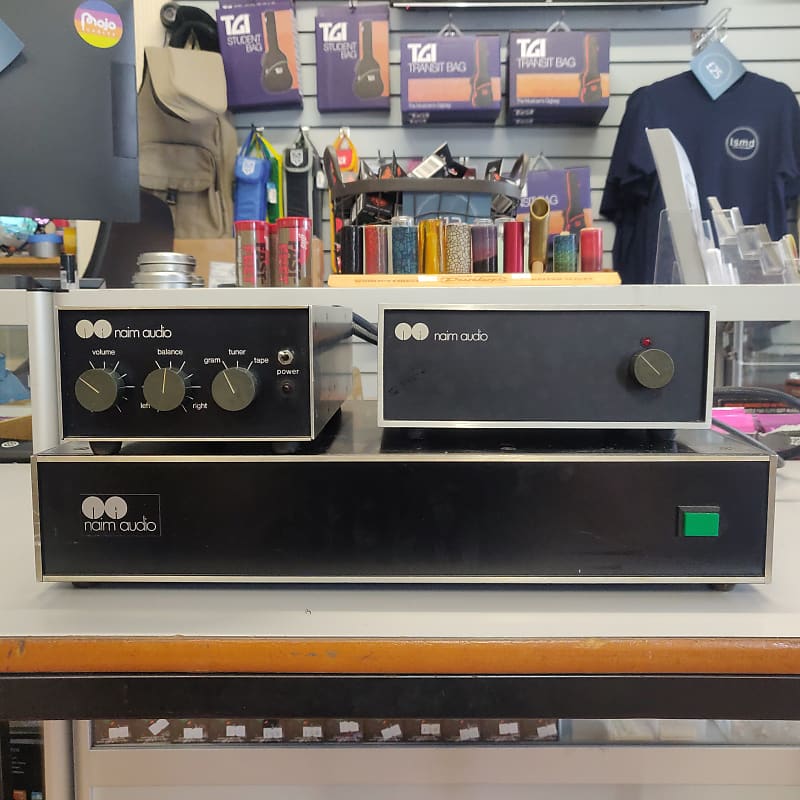 Naim Audio NAP160 Power Amp, Nac 12 Preamp, and Power | Reverb UK