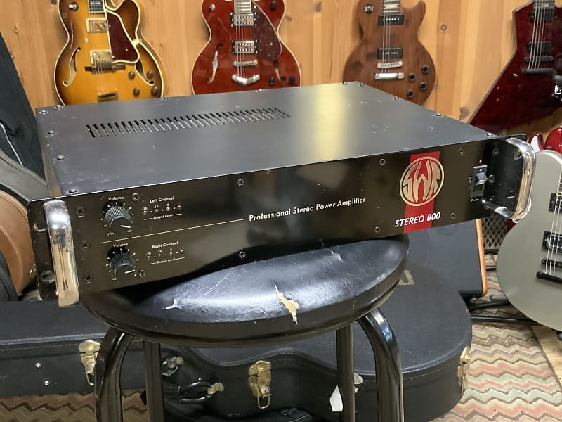 SWR Stereo 800 black \ red stripe 800W bridgable bass or | Reverb