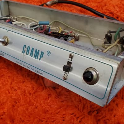 Vintage Fender Champ Amp Chassis 1976 Modded No Power | Reverb