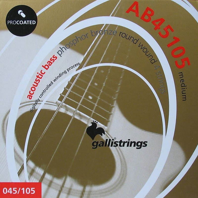 Galli ProCoated Phosphor Bronze string set acoustic bass | Reverb