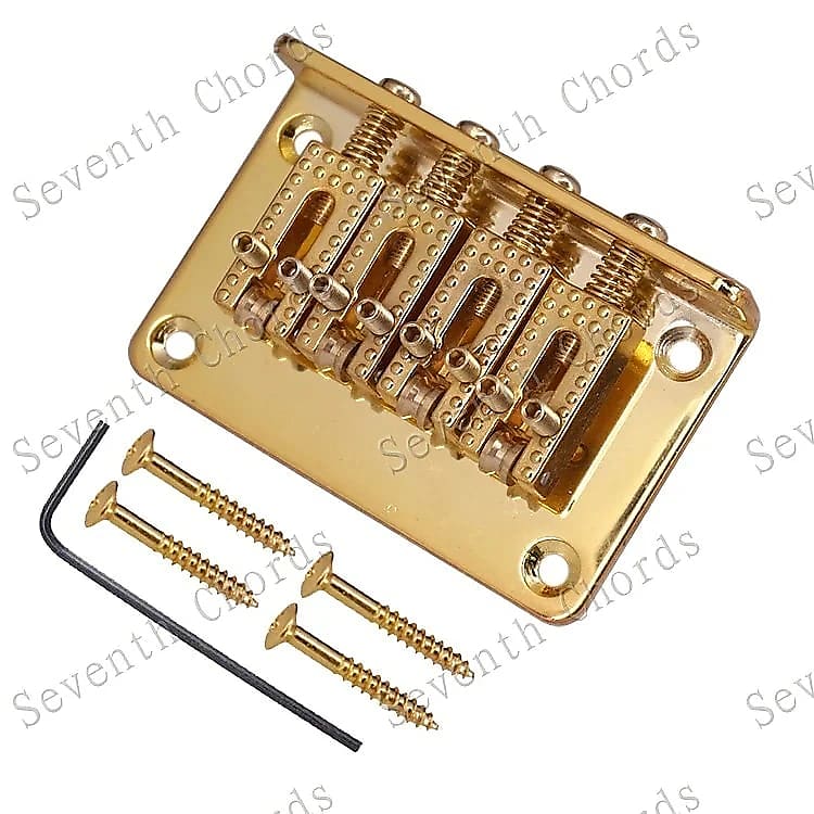 Golden 4 String Cigar Box Guitar Fixed Hardtail Bridge | Reverb