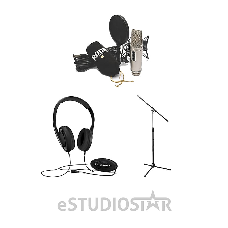 Rode NT2-A Microphone Recording Package w/Sennheiser HD | Reverb
