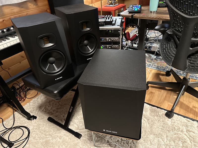 ADAM Audio T7V active monitors (pair) and T10s subwoofer | Reverb