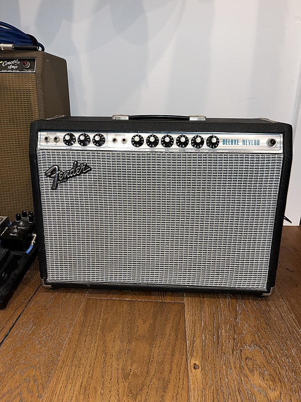 Fender Deluxe Reverb 1979 - Black | Reverb