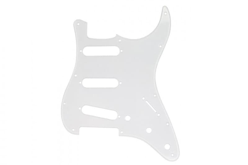 Transparent stratocaster pickguard sss | Reverb UK