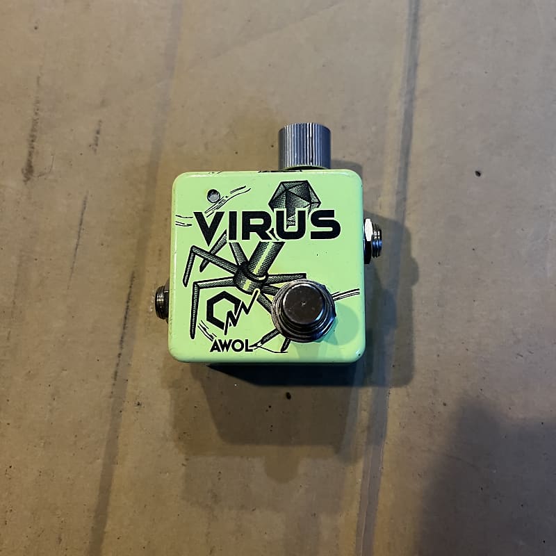 Awol Virus fuzz pedal compact - Neon yellow | Reverb