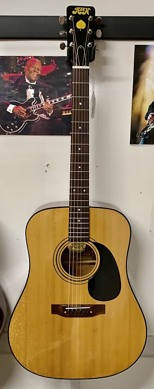 Aspen D-18 Vintage Acoustic Guitar Natural Wood | Reverb