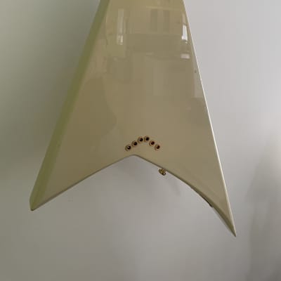 Jackson Randy Rhoads RR5 2007 - White / Gold / Pinstripes | Reverb