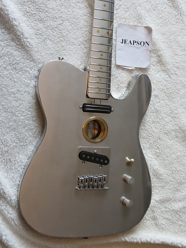 ALUMINUM ALU TELE TELECASTER BODY AND NECK CHROME 2021 | Reverb