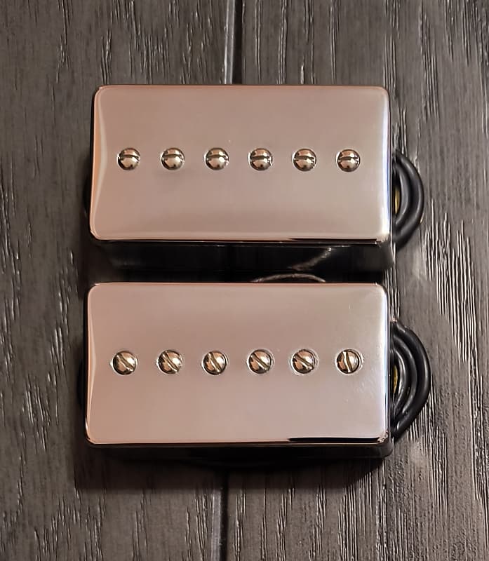 GFS P90 Humbucker sized Pickups Chrome | Reverb