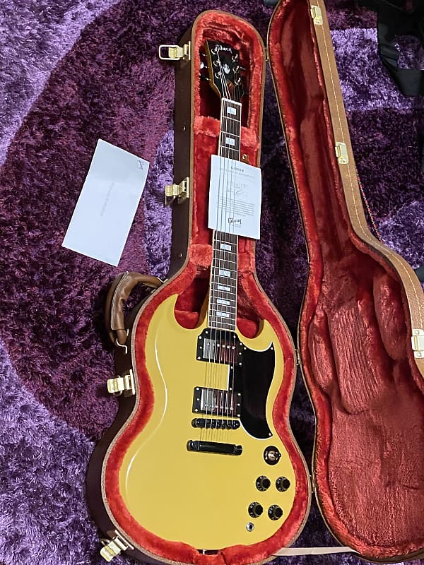 Gibson SG - Yellow - Mod shop exclusive! | Reverb