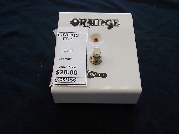 Orange FS-1 Single button footswitch | Reverb