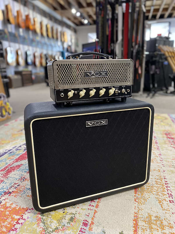 Vox Night Train GI NT15H Head Chrome W/Vox V112 NT Cab | Reverb