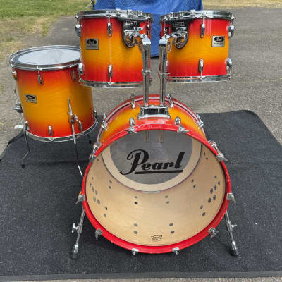 Pearl Session Series 4 Piece Drum Set - Sunburst | Reverb
