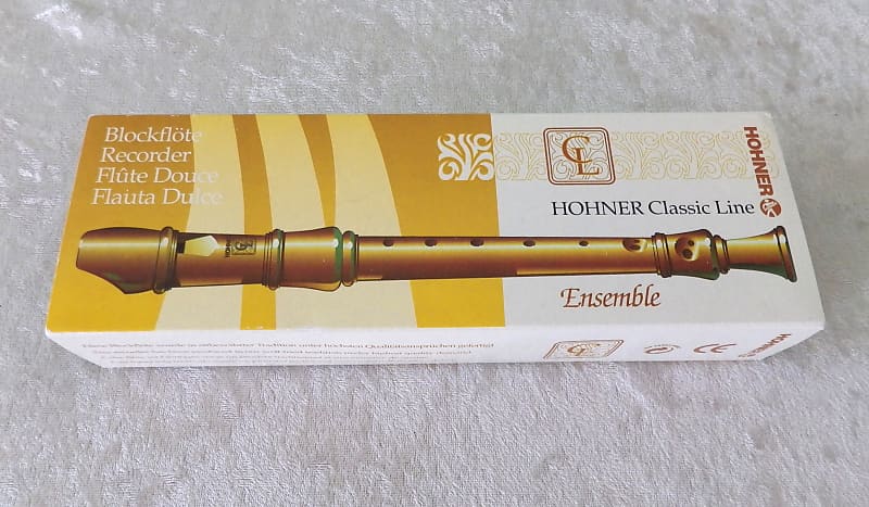 Hohner Maple Soprano Recorder Key of C new in box 9544 duct | Reverb