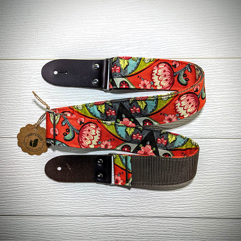 Josey Straps Red Rose Tea Strap | Reverb