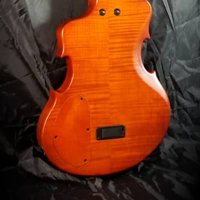 Amber Violin Electric Guitar by Master Luthier Paul Eliasson | Reverb