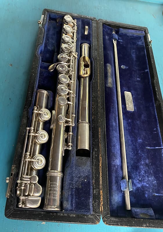 Haynes Flute Serial Number 14362 - 1936 - Solid Silver. | Reverb