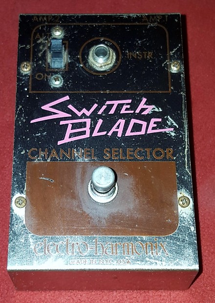 Electro-Harmonix Switchblade 1970's Silver Purple | Reverb