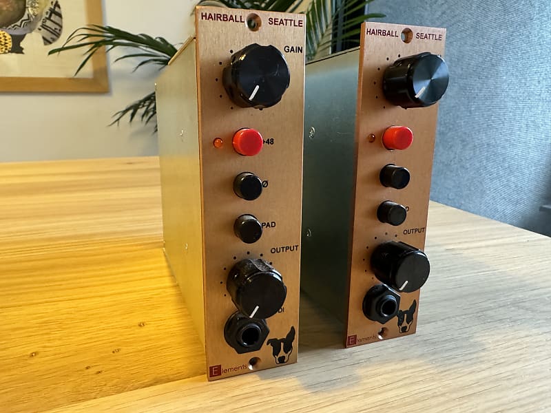 Hairball Audio Elements Copper 500 Series Mic Preamp - Copper | Reverb