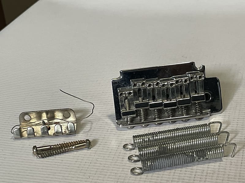 1980's Korean Kramer ZX10 Strat Style Chrome 2 Post Tremolo | Reverb