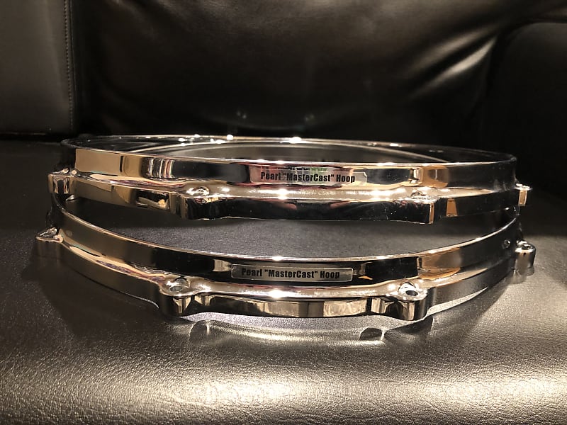 Pearl Mastercast hoops 14” x 10 lug (batter and snare side) - | Reverb