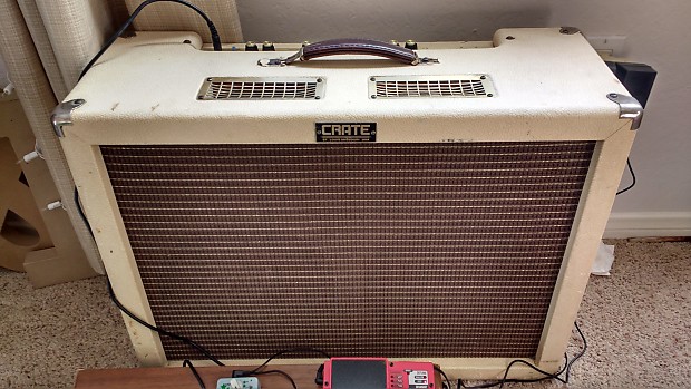 Crate Vintage club 50 WATT ALL TUBE AMP 90's Blonde | Reverb