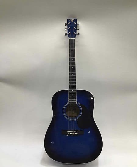 Indiana Scout Blue Acoustic Guitar | Reverb