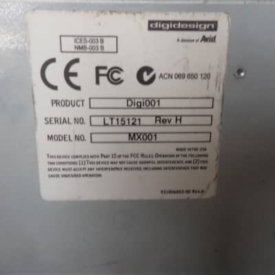 DigiDesign Digi001 MX001 8 Channel Recording Interface for | Reverb