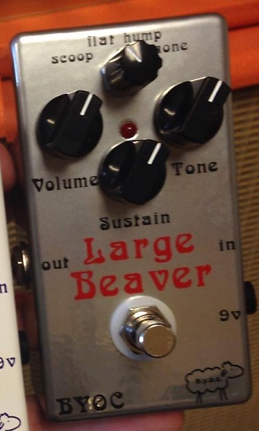 BYOC Large Beaver Pre-built Pedal (Ram's Head Specs, painted | Reverb