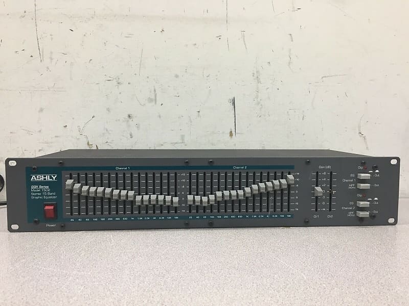 Ashly GQX-1502 Dual Channel 15-Band Graphic Equalizer | Reverb