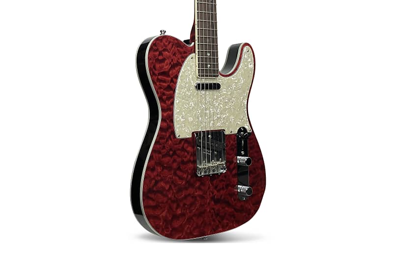 Fender Custom Shop Custom Telecaster in Trans Red Master | Reverb