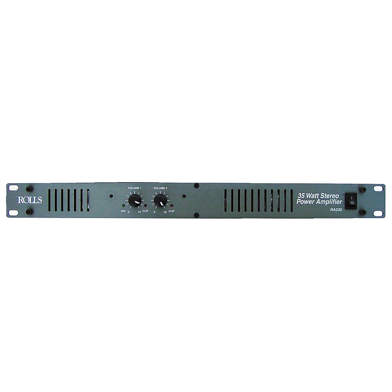 Rolls RA235 2-Channel 35 Watt Channel Power Amplifier 1U | Reverb