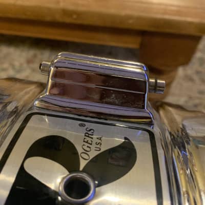 Rogers "Big R" Dyna-Sonic 5x14" Brass Snare Drum 1975 - 1984 | Reverb