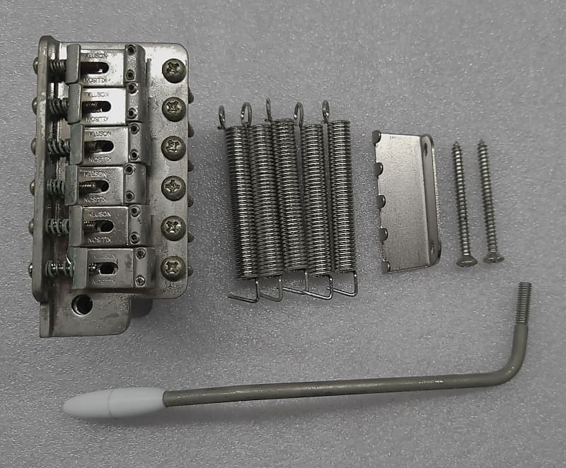 Aged Relic Nickel Genuine Kluson Vintage Steel Block Tremolo | Reverb