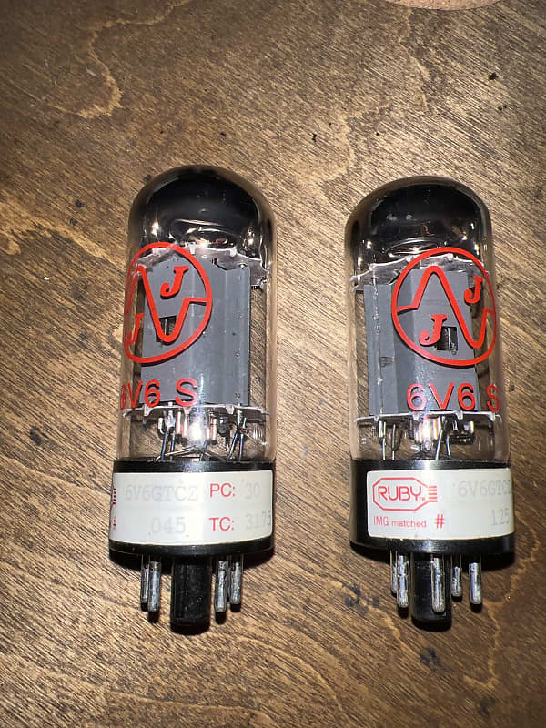 Ruby 6V6GT Tubes - Matched Pair | Reverb Australia