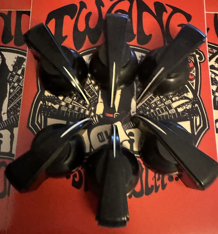 Vox Bulgin Bakelite amp knobs for 6mm shaft [Set of 6] 60s - | Reverb