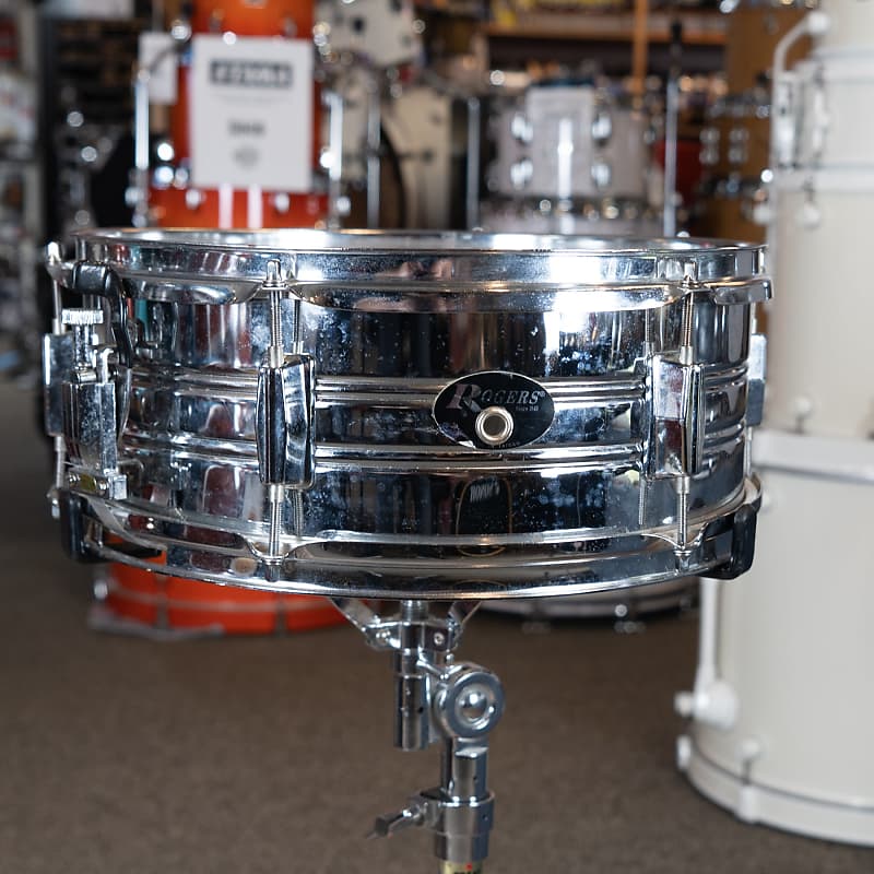 Rogers Steel Snare - 14x5.5" | Reverb