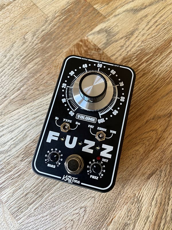 King Tone Guitar MiniFuzz v2 2022 - Black | Reverb