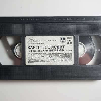 Raffi in Concert With the Rise and Shine Band VHS 1988 | Reverb