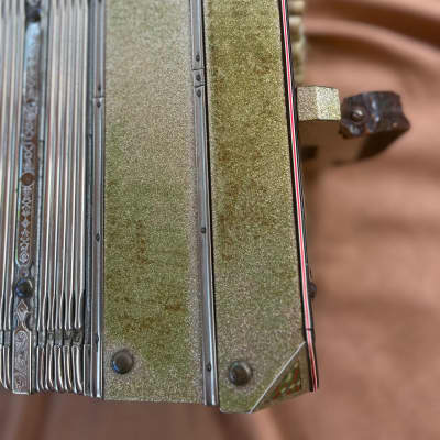 Concertina Vintage Concertina Bandoneon Accordion Button Box | Reverb